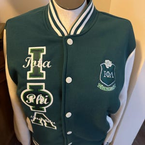 Iota Phi Lambda Letterman Jacket - Etsy