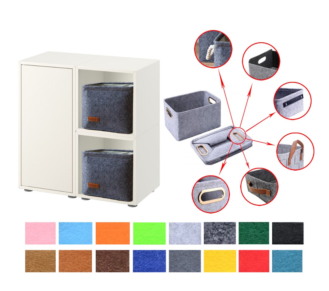 One Set of STORAGE Bins for EKET Cabinet Combination With Feet70x35x72 ...