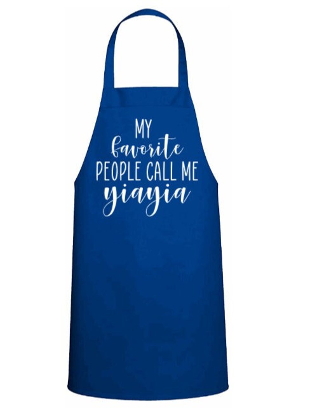 My Favorite People Call Me Yiayia/ Papou Apron/ Greek Grandparents ...