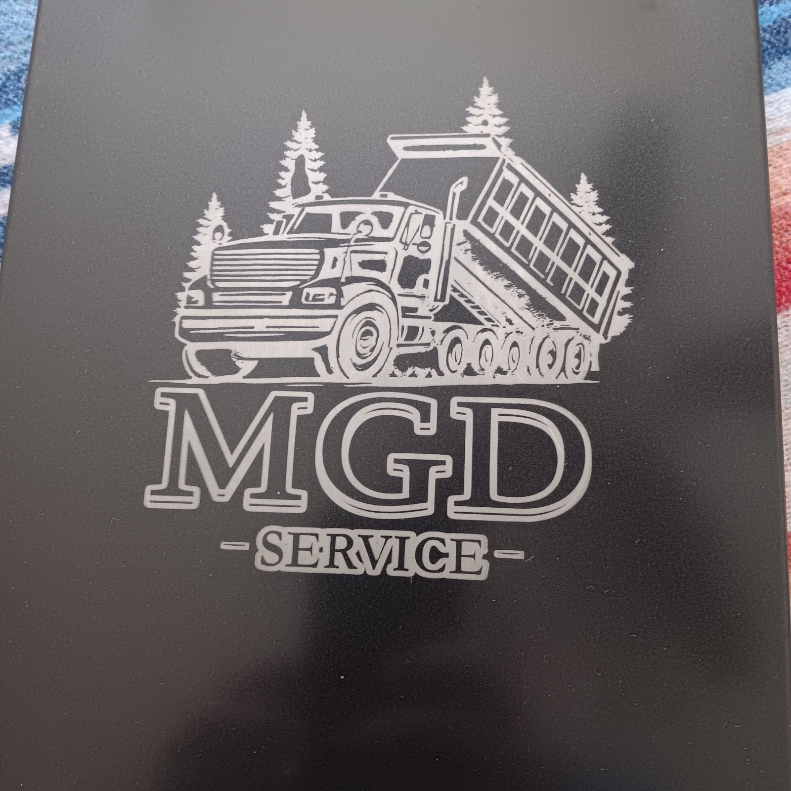 Custom Laser Engraved Metal Construction Clipboard With Storage Cusrom ...