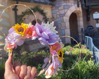 Rapunzel Flower Crown - Etsy