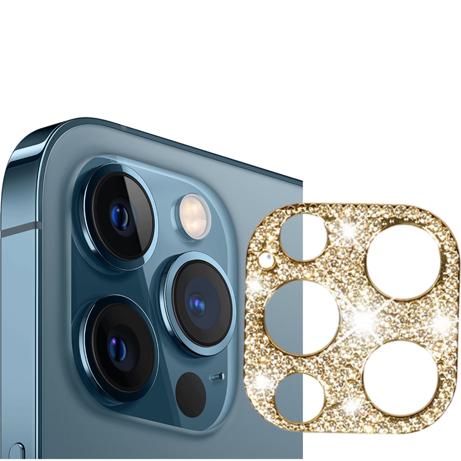 1 Pack Bling Diamond Camera Lens Protector For Iphone 12 12 Etsy