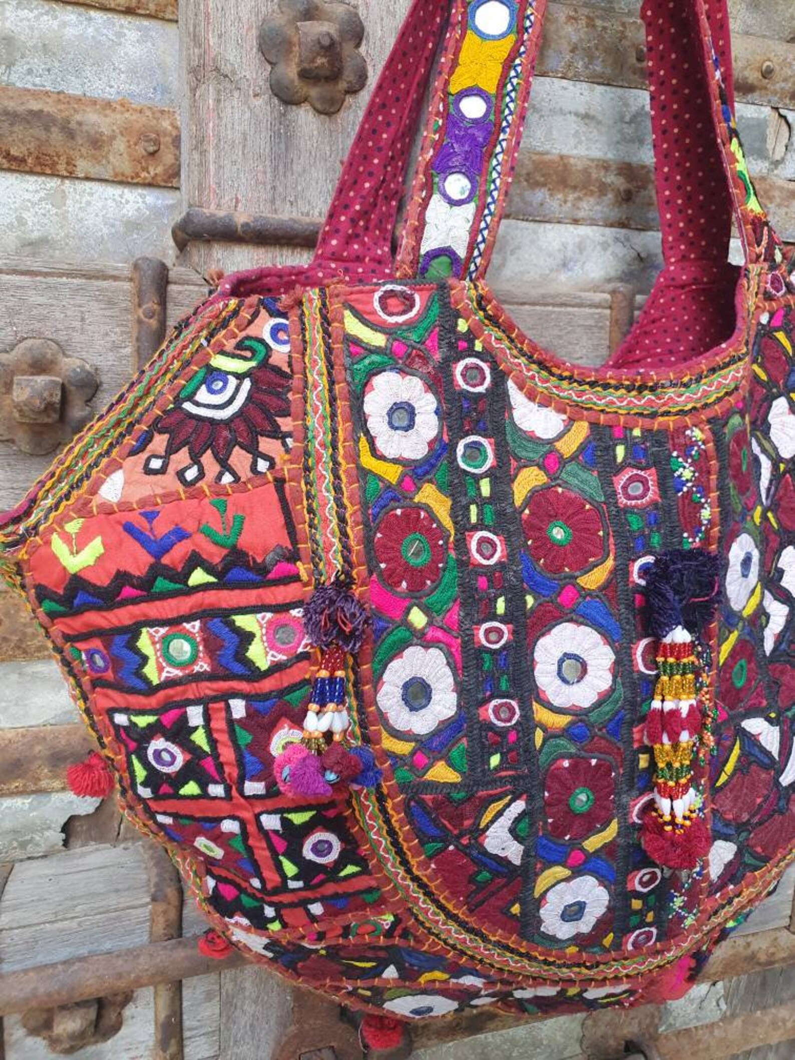 Banjara Embroidery Tote Bag / Banjara Bag - Etsy