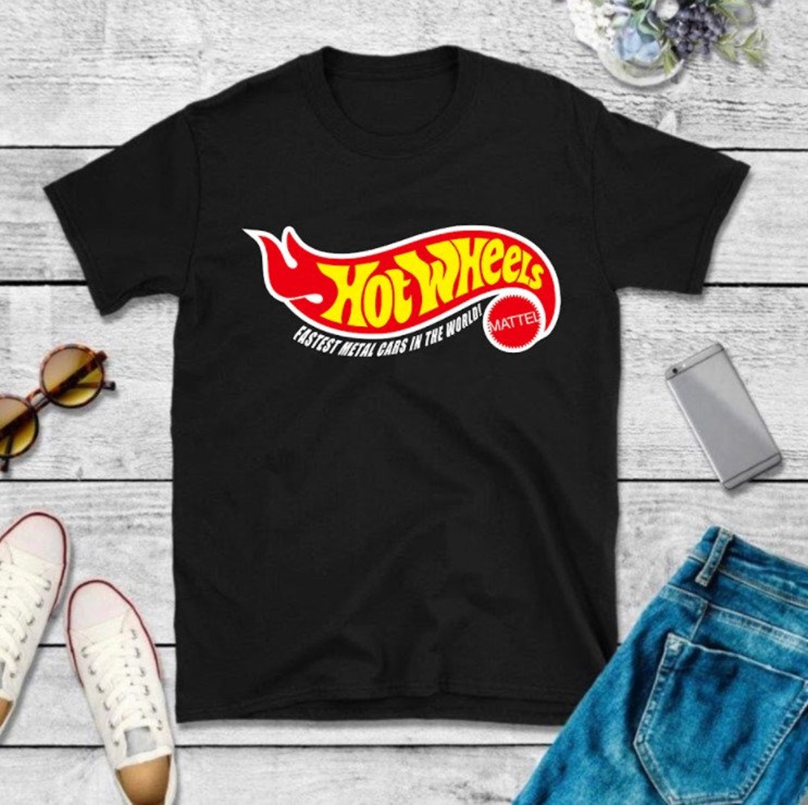 Mattel Hot Wheels Shirt Mattel Hot Wheels Men's Graphic | Etsy
