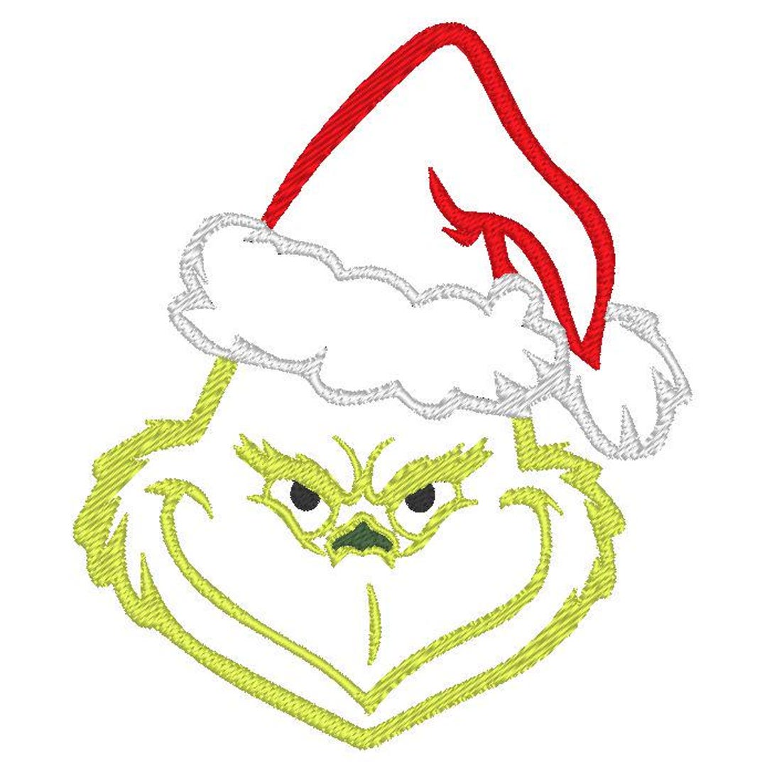 Thief of Christmas & Christmas Loner Applique Embroidery Design - Face ...