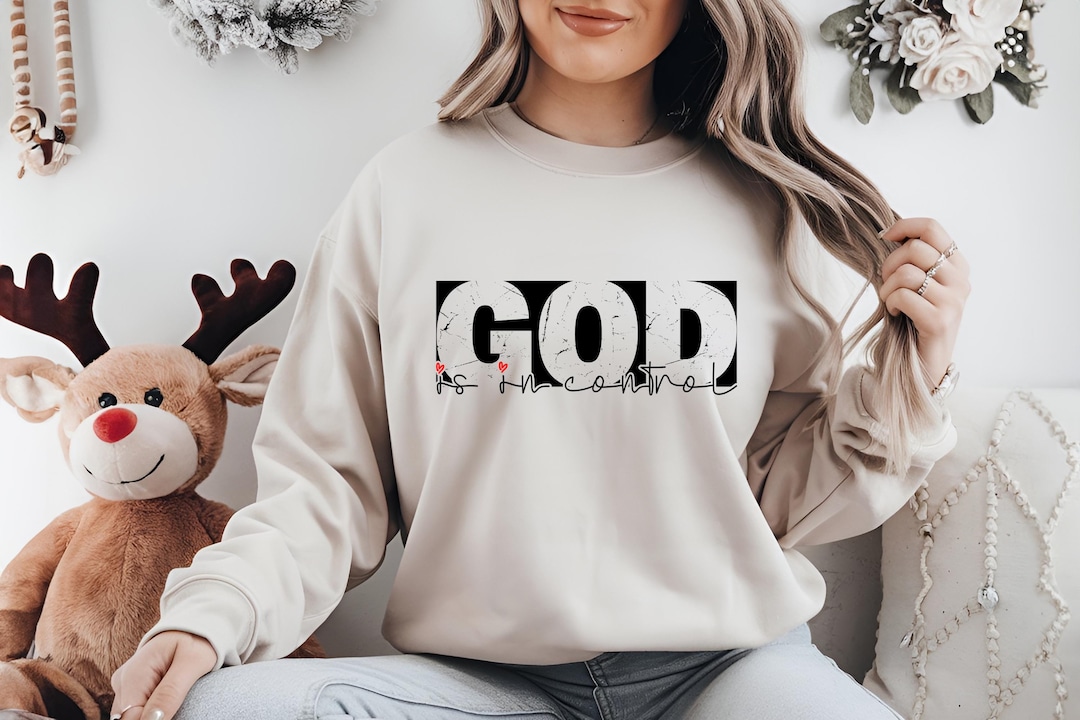 GOD is in Control SVG Png | Christian Design | Faith Sublimation ...