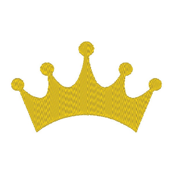 Crown Embroidery Design - Etsy