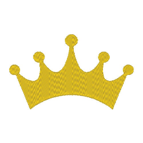 Crown Embroidery Design PES & DST Digital Files, Hoop Size: 4”x4” - Etsy