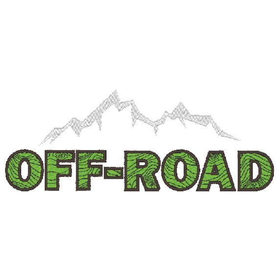 Off-road Embroidery Design PES & DST Digital Files Hoop Size: - Etsy