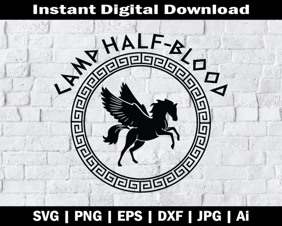 Camp Half Blood SVG Png, Halfblood Svg, Percy Jackson and Olympian ...