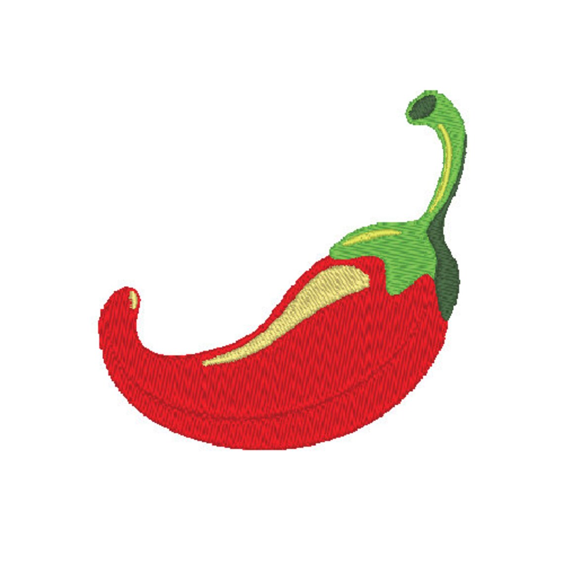 Chili Pepper PES Embroidery Digital Files, Dxf, Eps, Png, Jpg, Svg, Ai ...