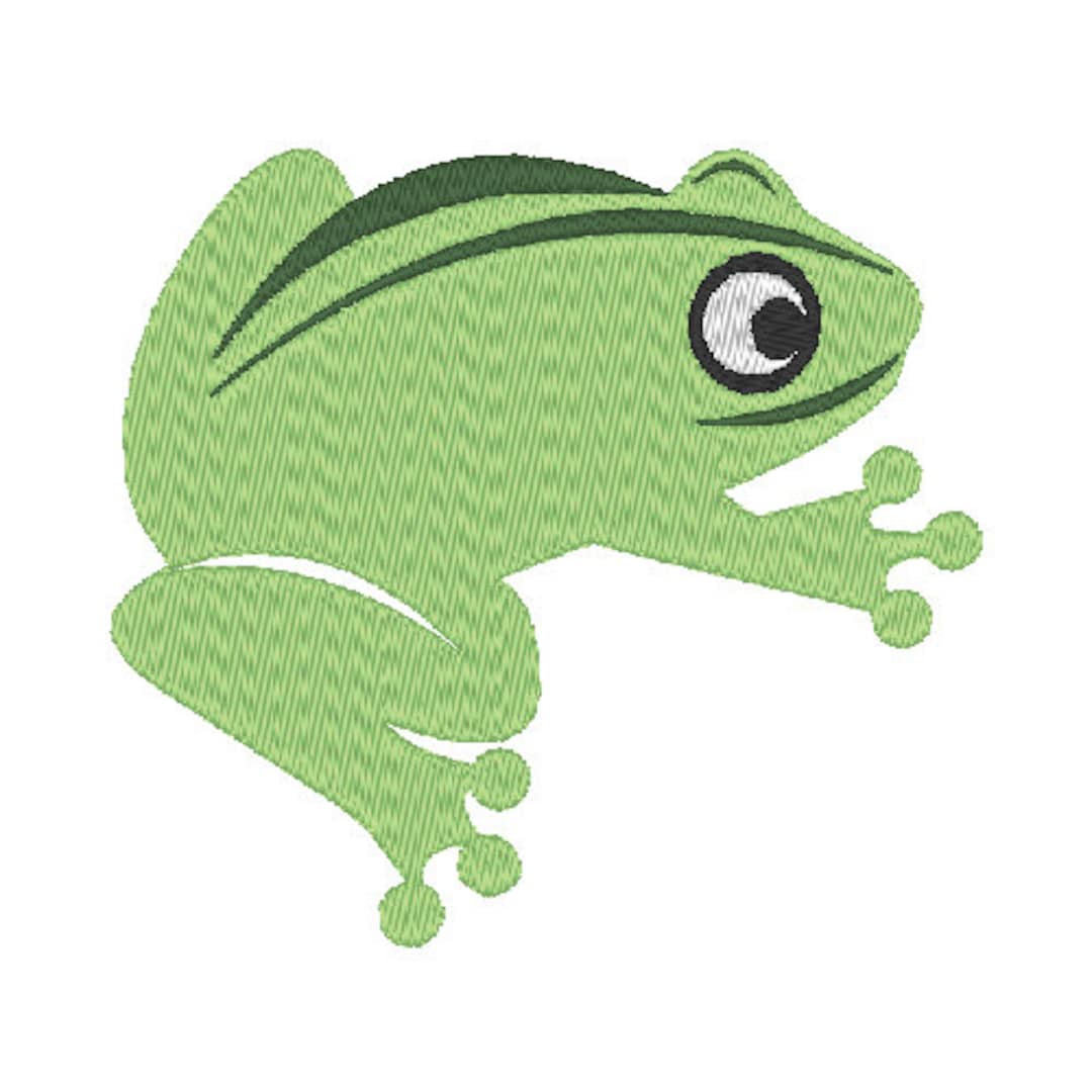 Coquí Embroidery Design PES & DST Digital Files, Hoop Size: 4”x4” - Etsy