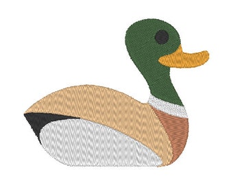Mallard Duck Embroidery Design PES & DST Digital Files Hoop | Etsy