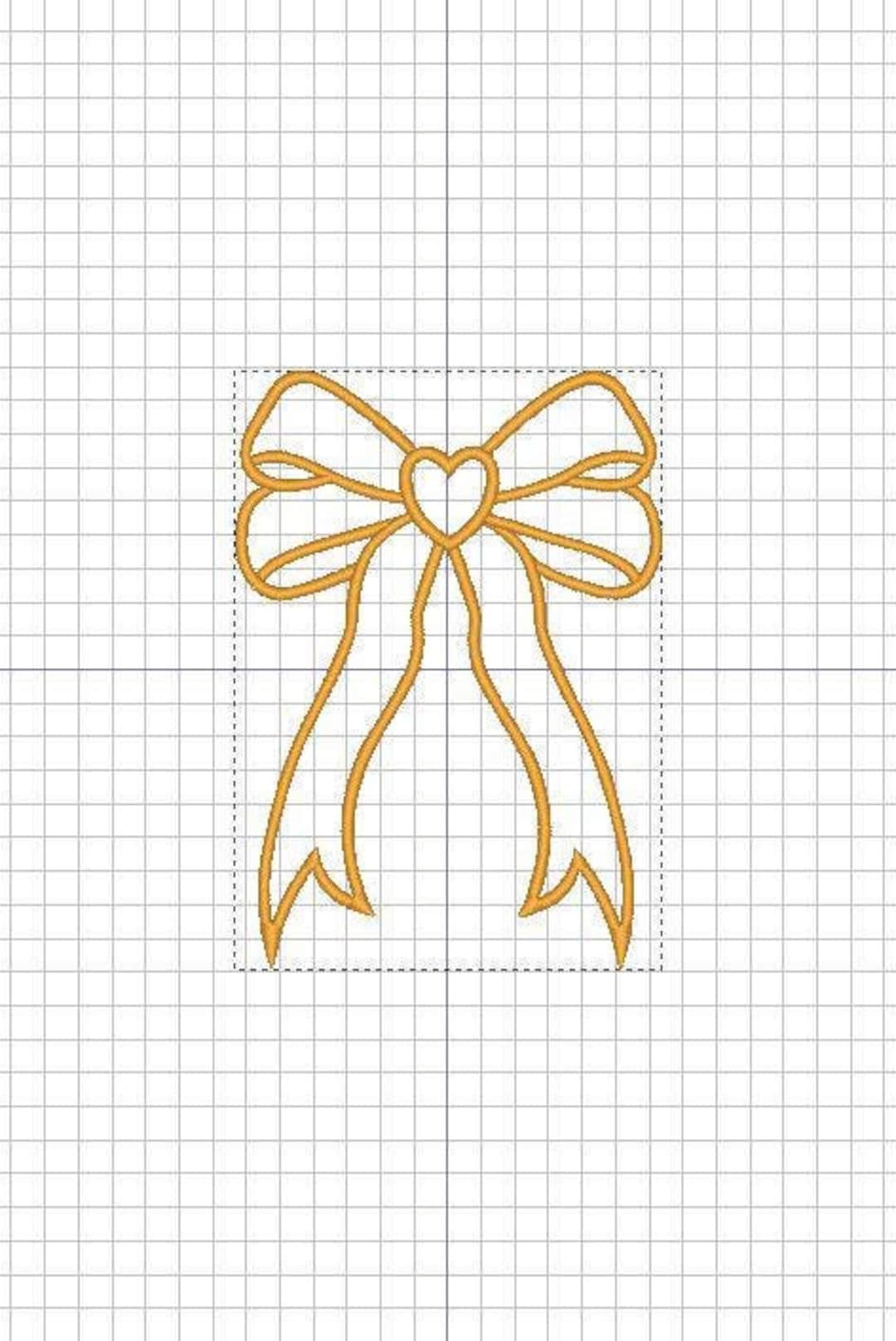 Side Bow Applique Embroidery Design - Perfect for Holiday Sweatshirts ...