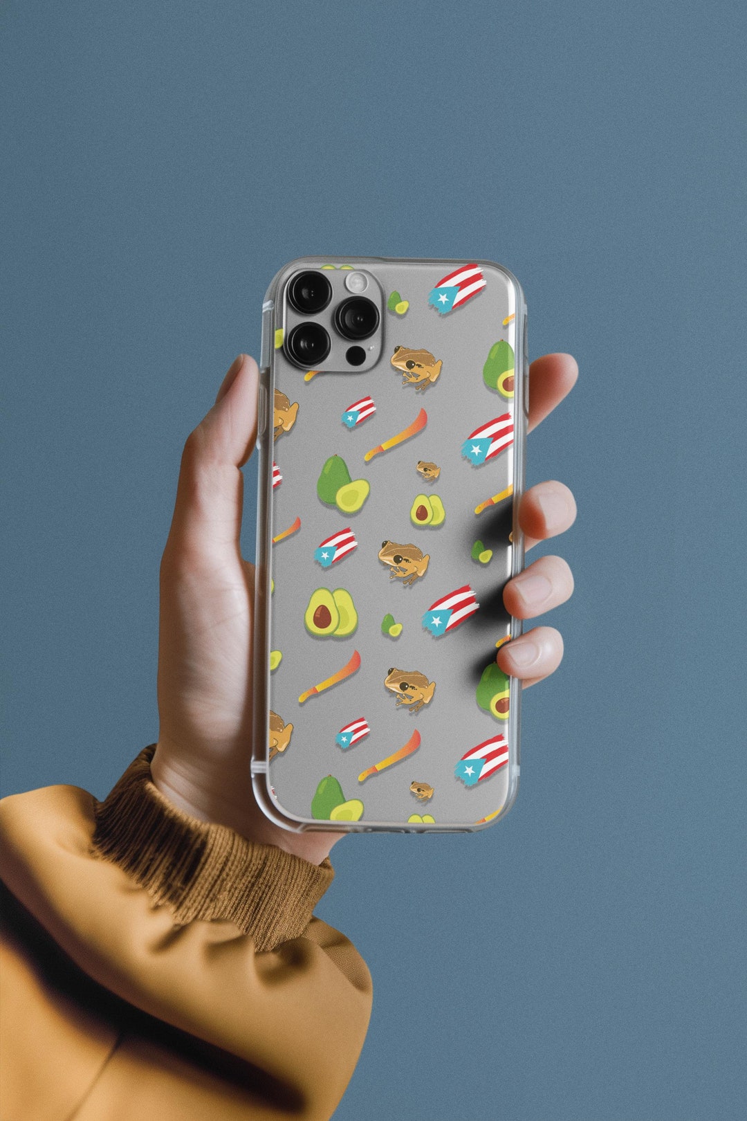 Coqui Aguacate Y Machete iPhone Case for iPhone 16, 15 Pro Max ...