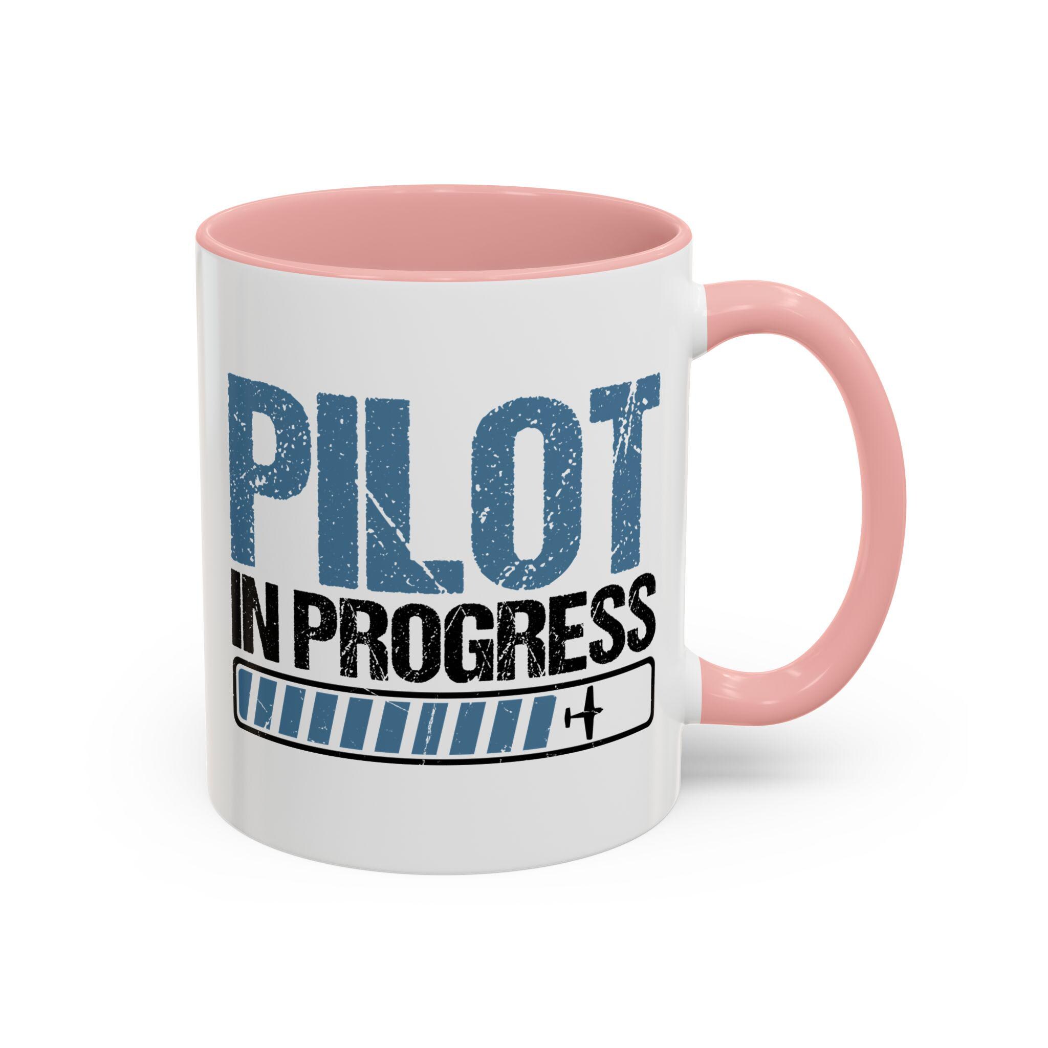 Aviator Coffee Mug, Pilot in Progress Cup, Flying Enthusiast Gift ...