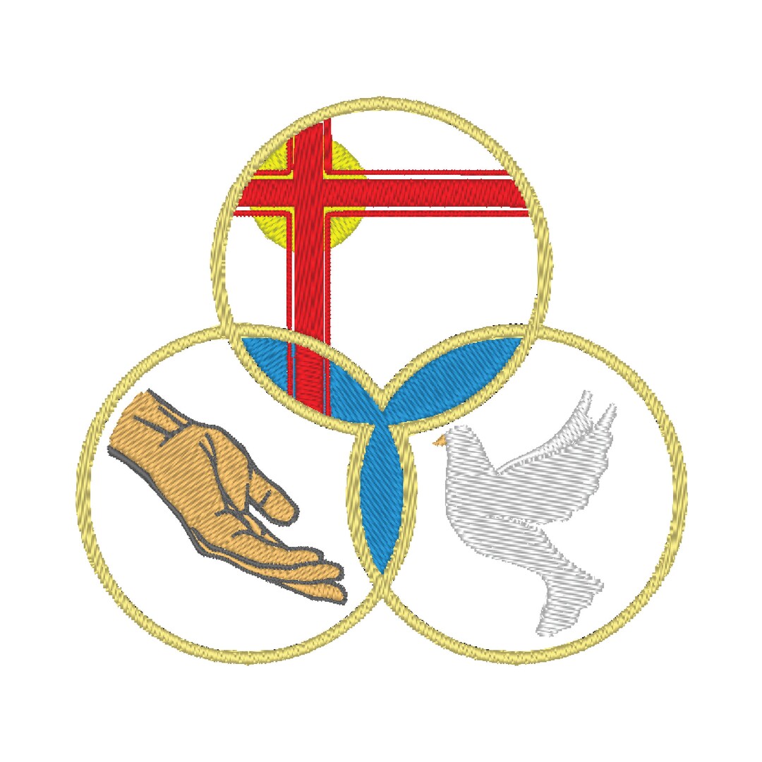 Holy Trinity Embroidery Design PES & DST Digital Files, Hoop Size: 4”x4 ...