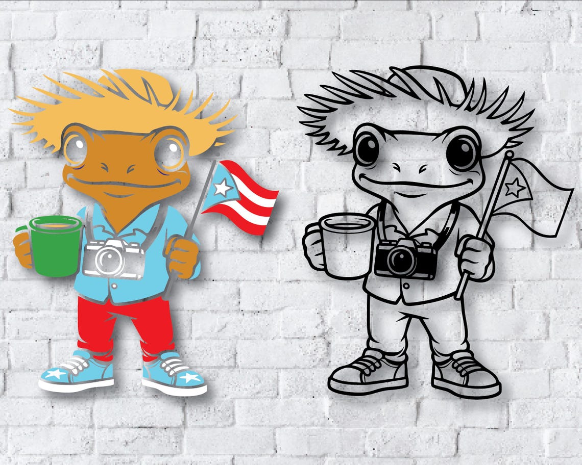 Sapo Concho PNG SVG | Sapo Puerto Rico Clipart | Boricua Jibaro Art ...