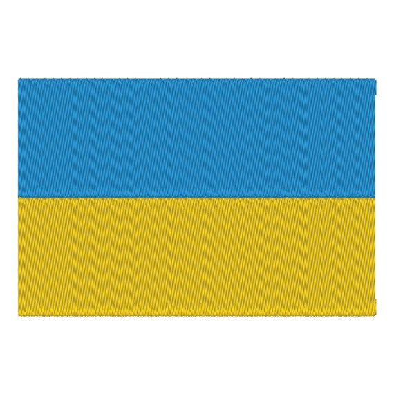Ukraine Flag Embroidery Design PES & DST Digital Files Hoop - Etsy