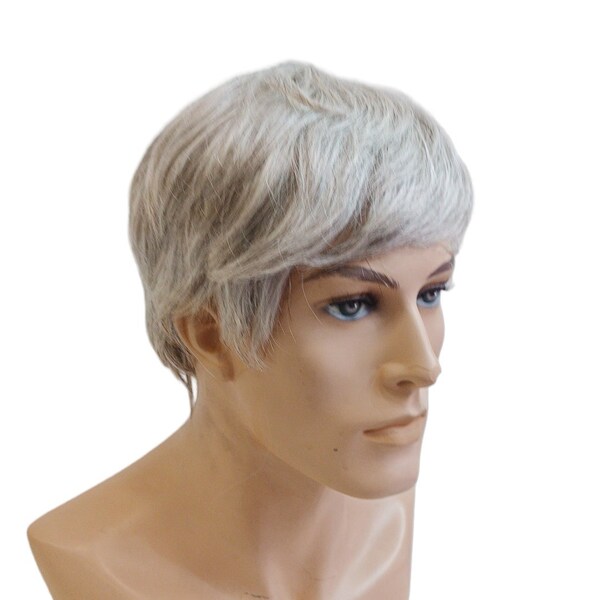 Grey Hair Wig Men - Etsy