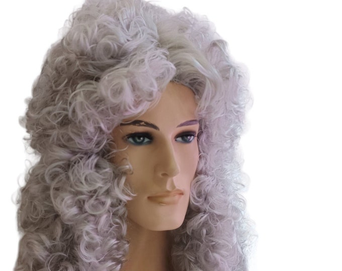 Regency Colonial Gray Wig - Etsy