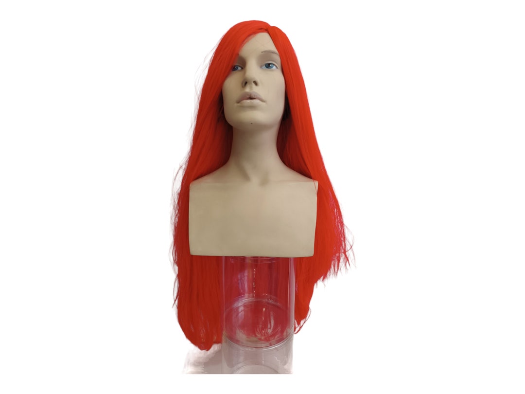 Jessica Fire Red Long Straight Cosplay Costume Wig - Etsy