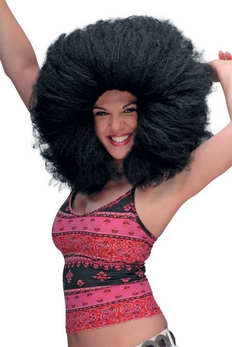 Large Afro Black Costume Wig Etsy 8312