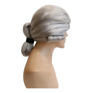 Imperial Officer Wig – Napoleonic Era Style in Glossy Silver Grey - Etsy