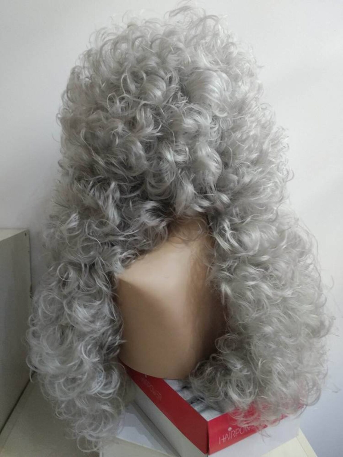 Regency Colonial Gray Wig - Etsy