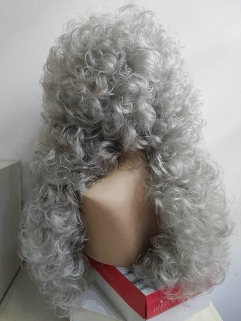 Regency Colonial Gray Wig - Etsy
