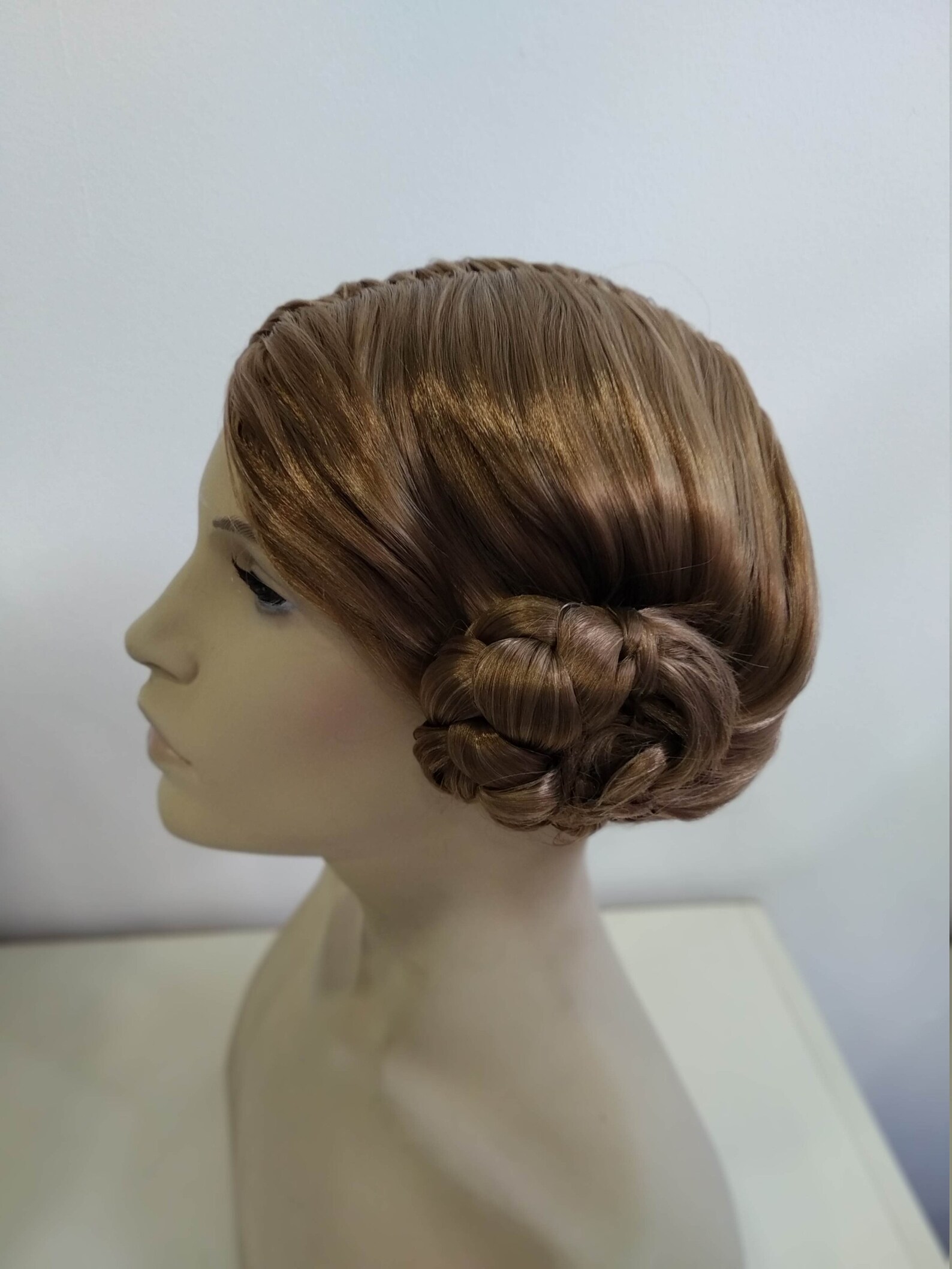 Princess Leia Brown Wig. Side Buns Wig. Costume Cosplay Role - Etsy Ireland