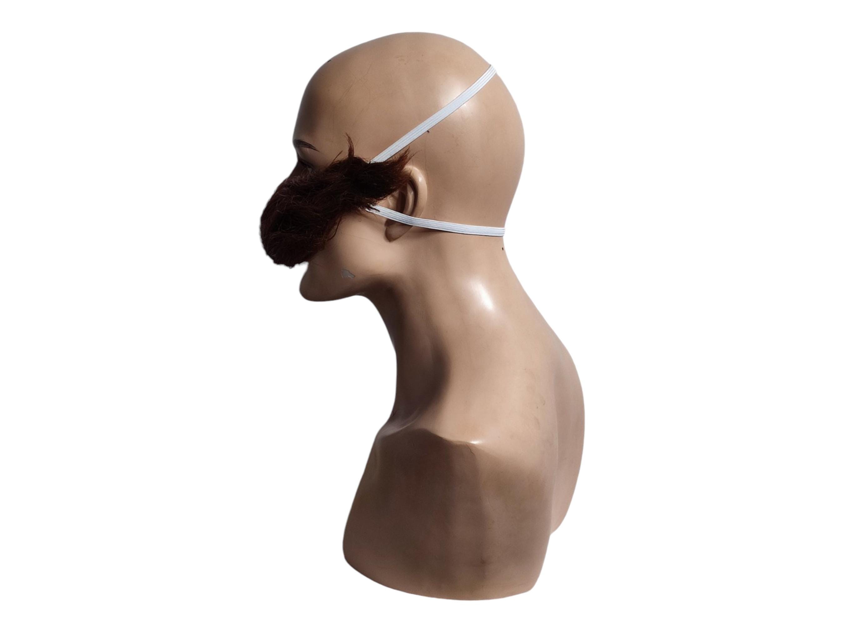 Legendary Villain-inspired Oversized Light Brown Mustache With Wire ...