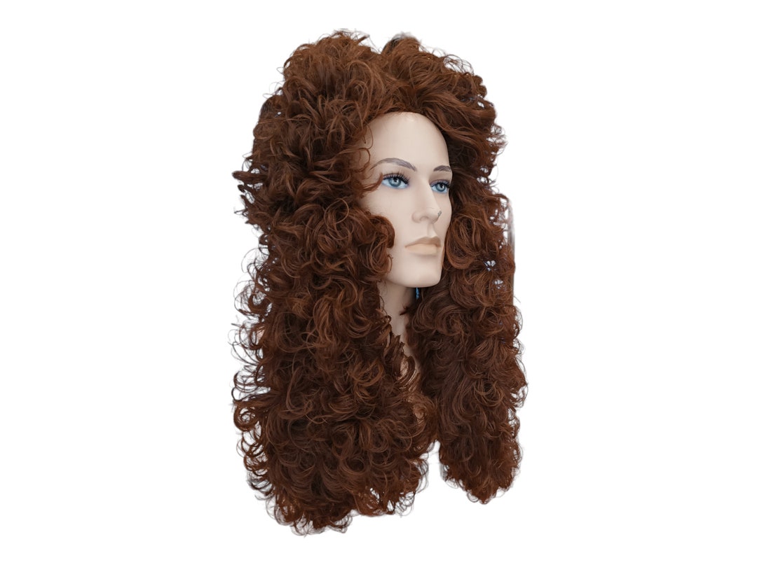 King Louis XIV Light Brown High Wig - 1700s 18th Century Extra Length ...
