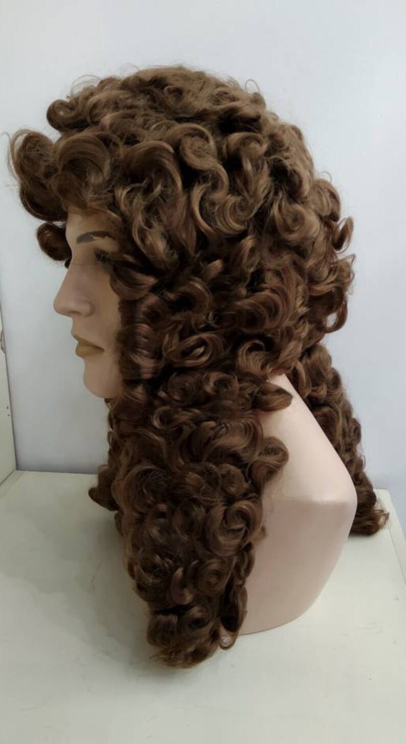 Regency Colonial Light Brown Wig - Etsy