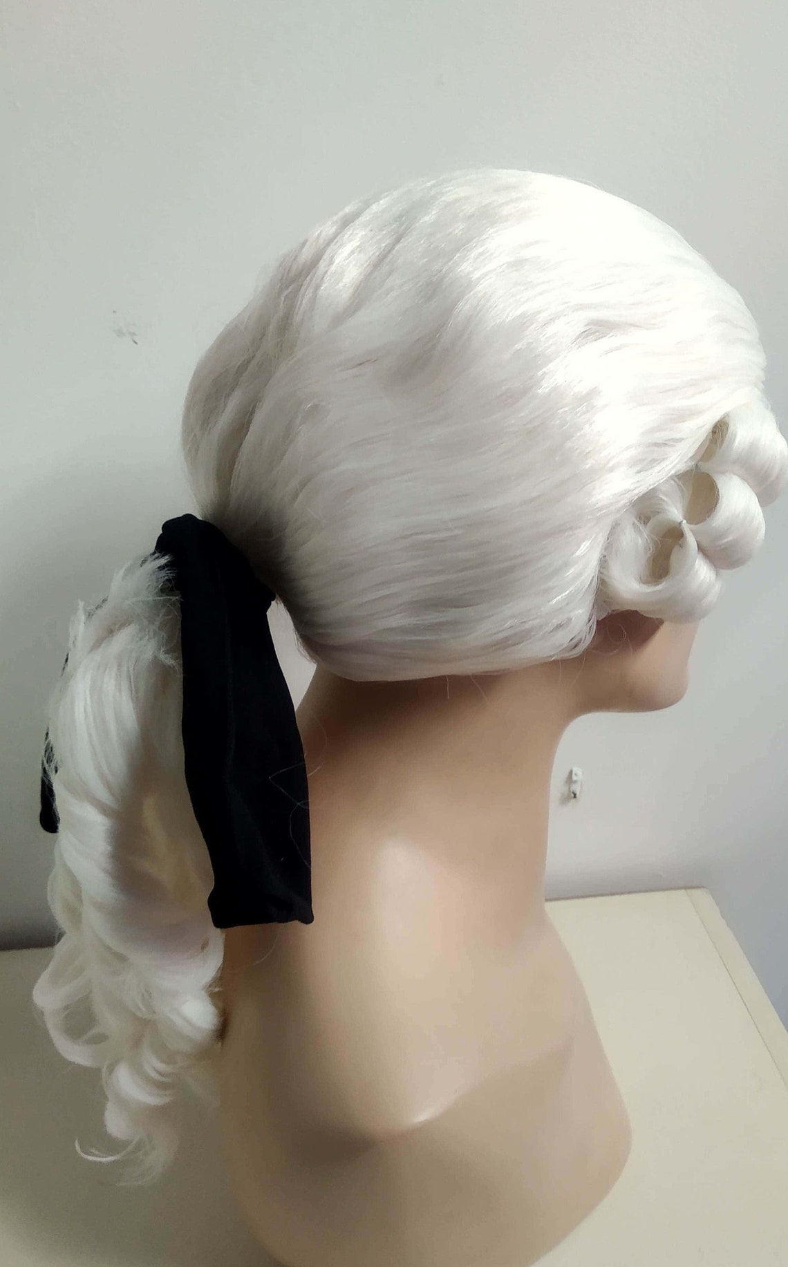 Custom Made to Order Authentic White Extra Long Period Luis XVI Wig ...