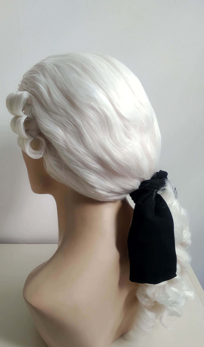 Custom Made to Order Authentic White Extra Long Period Luis XVI Wig ...