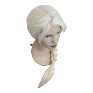 Ice Princess Ivory White Long Braid Cosplay Heat Resistant Wig - Etsy