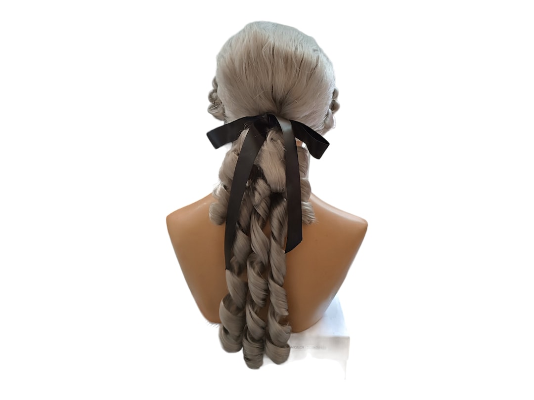 Authentic Gray Extra Long Period Luis XVI Wig | Authentic Nobleman ...