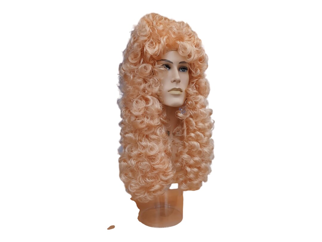 King Luis XIV Blond High Wig Period Prince Elector of Saxony Wig - Etsy