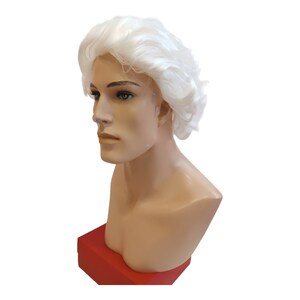 Baroque Male Wig Period 1700 White Court of the King Duke - Etsy