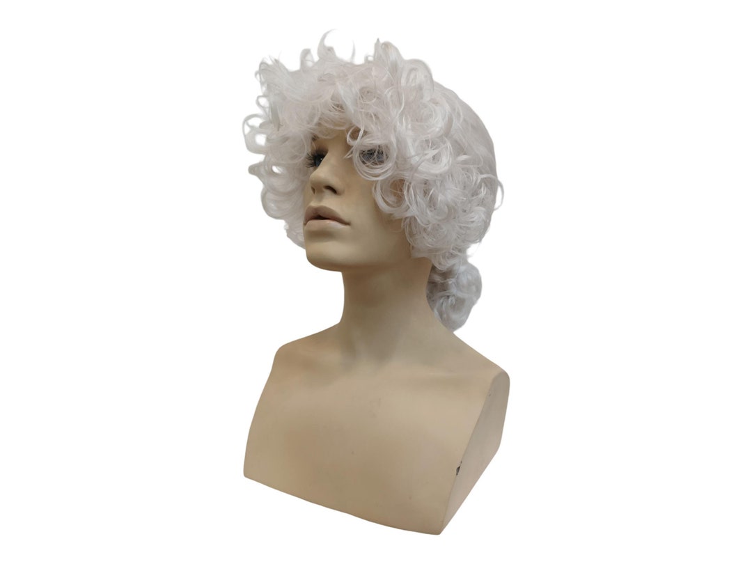 Mrs Santa Claus Wig in Natural off White Grayish Matt Color - Etsy