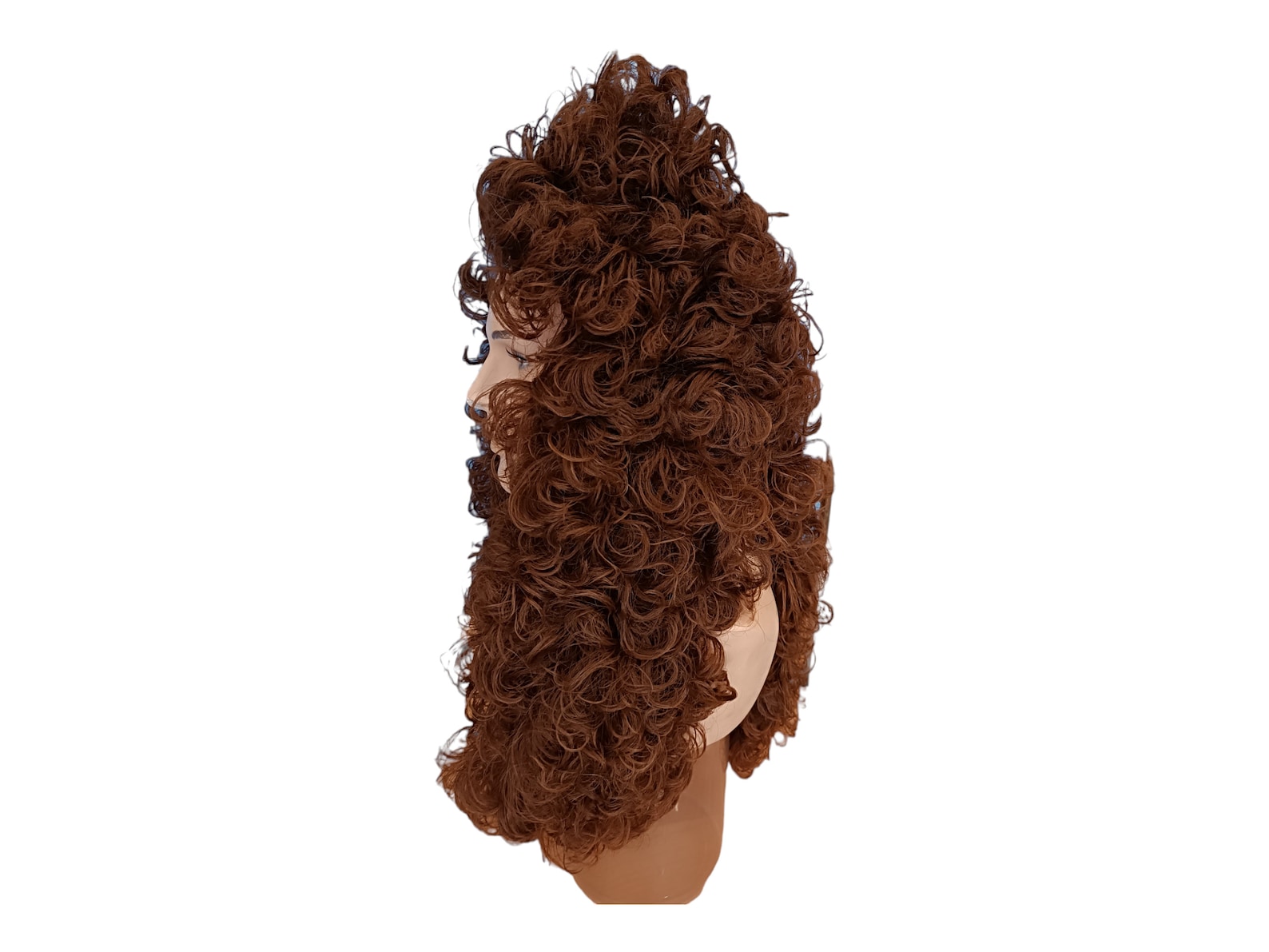 King Louis XIV Light Brown High Wig - 1700s 18th Century Extra Length ...
