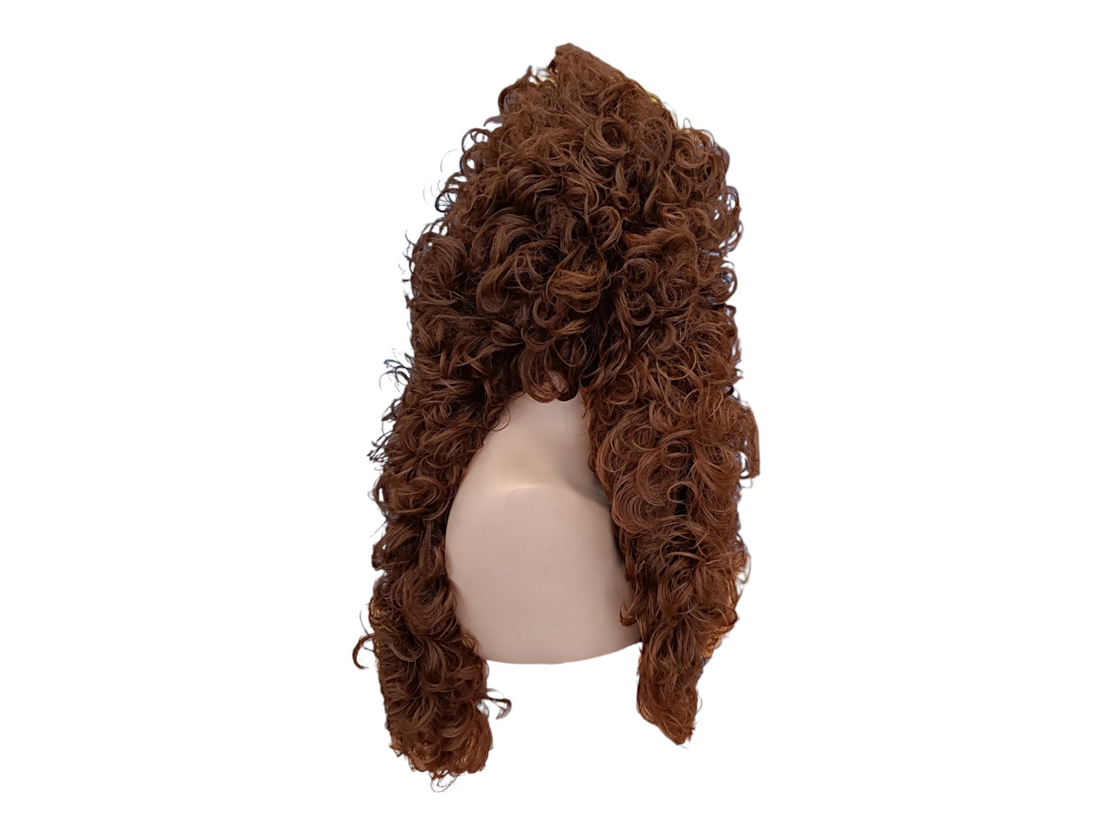 King Louis XIV Light Brown High Wig - 1700s 18th Century Extra Length ...