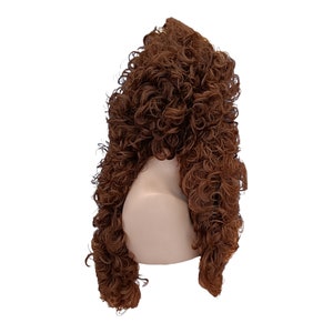 King Louis XIV Light Brown High Wig - 1700s 18th Century Extra Length ...