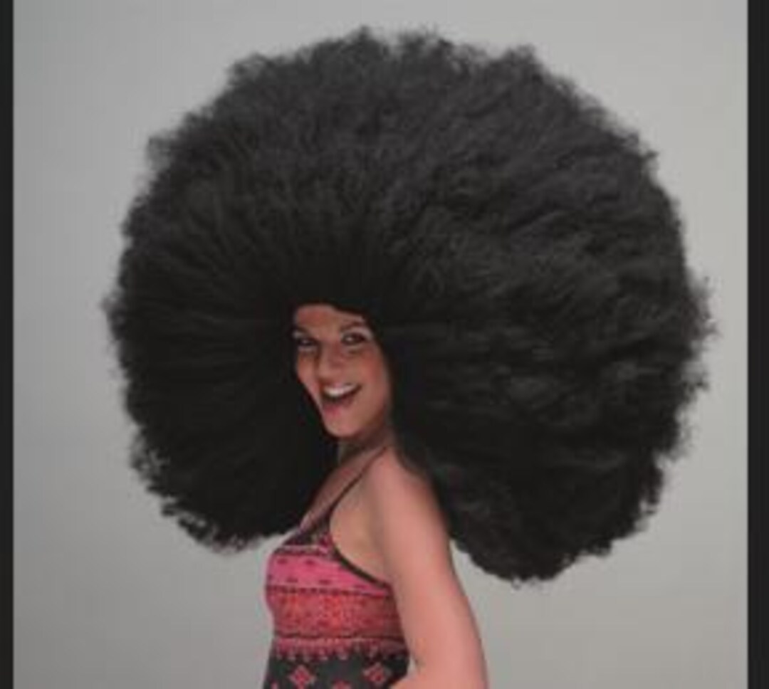 Mama Africa Huge Giant Afro Black Costume Wig - Etsy