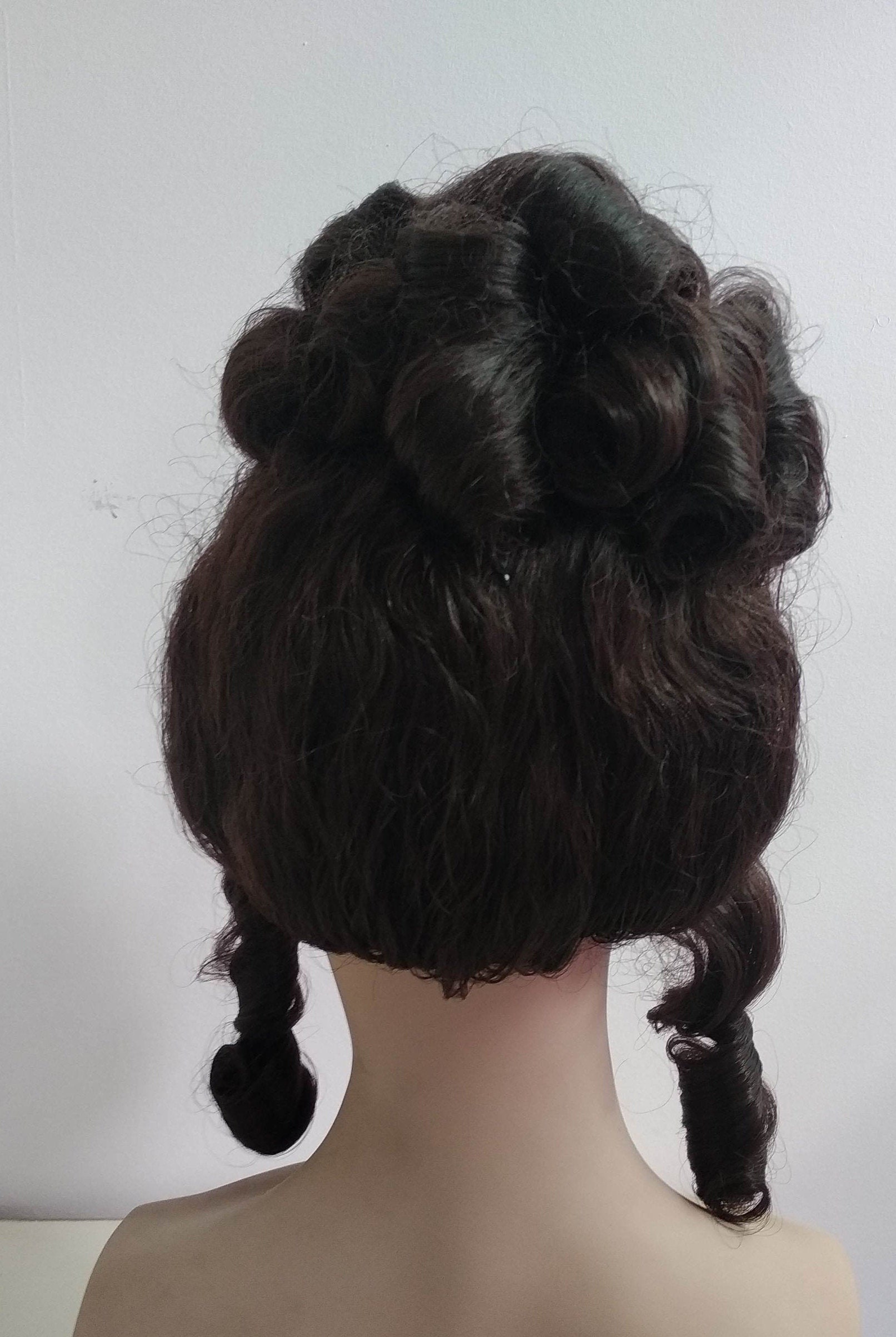 Regency Lady's Brown Wig Made on Order - Etsy