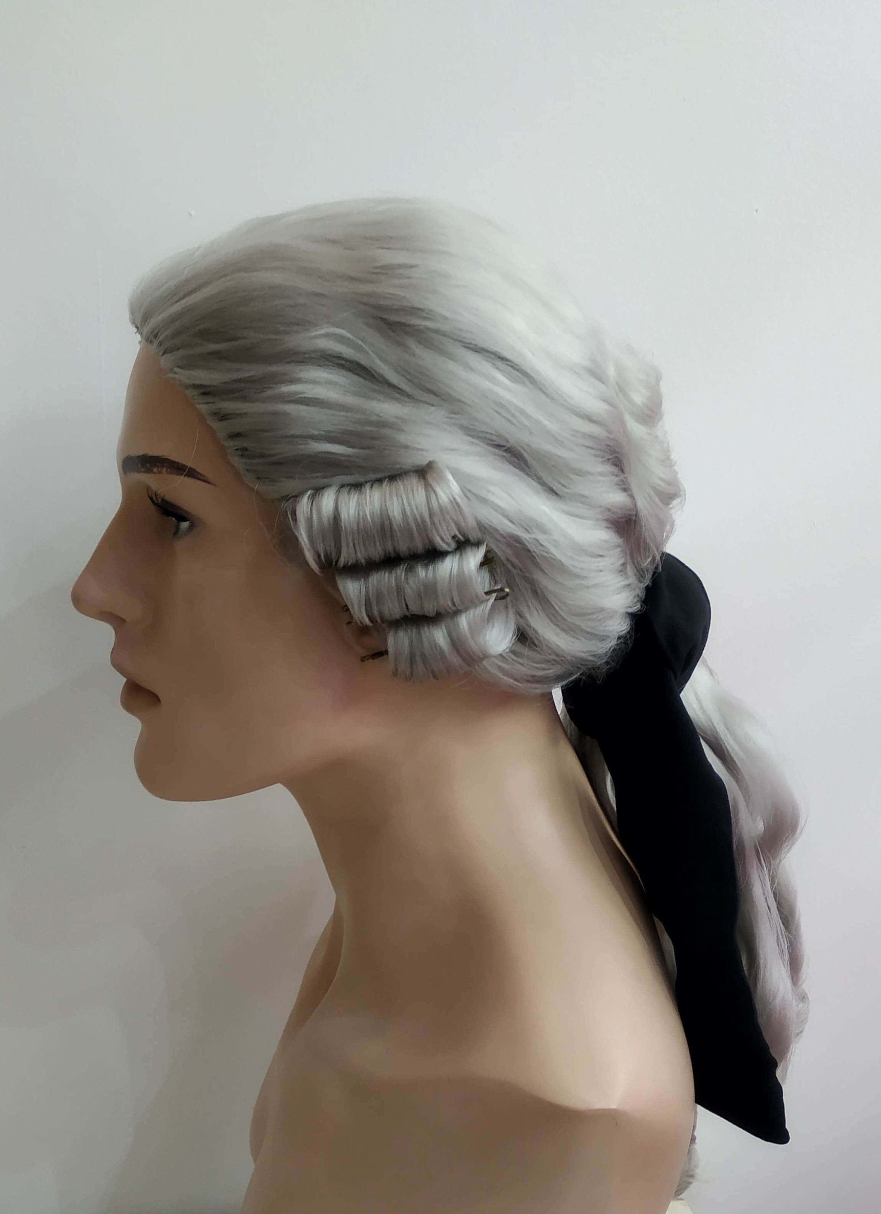 Authentic Gray Extra Long Period Luis XIV Wig - Etsy