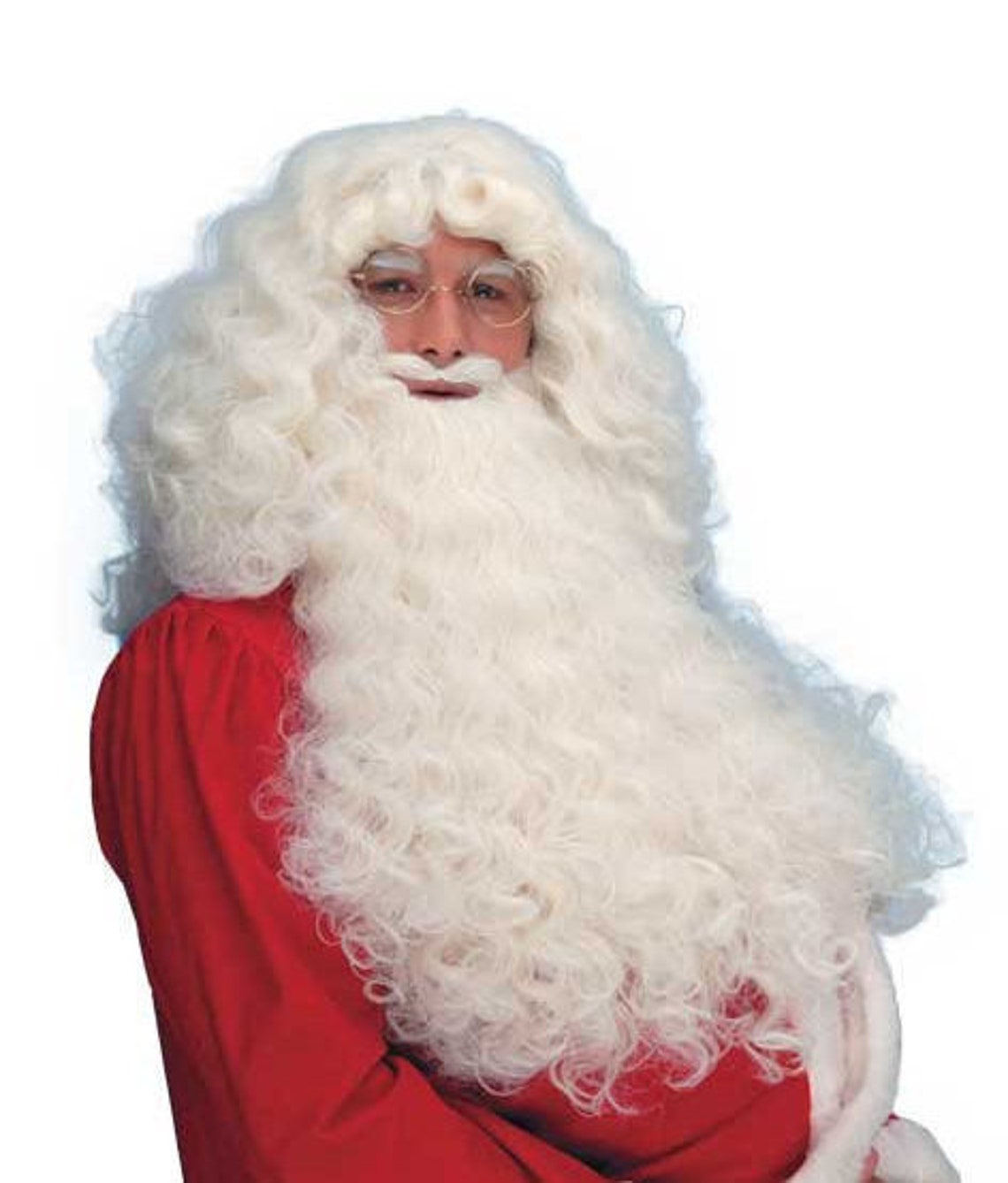 Professional Santa Claus' Set Wig Beard and Eyebrows - Etsy