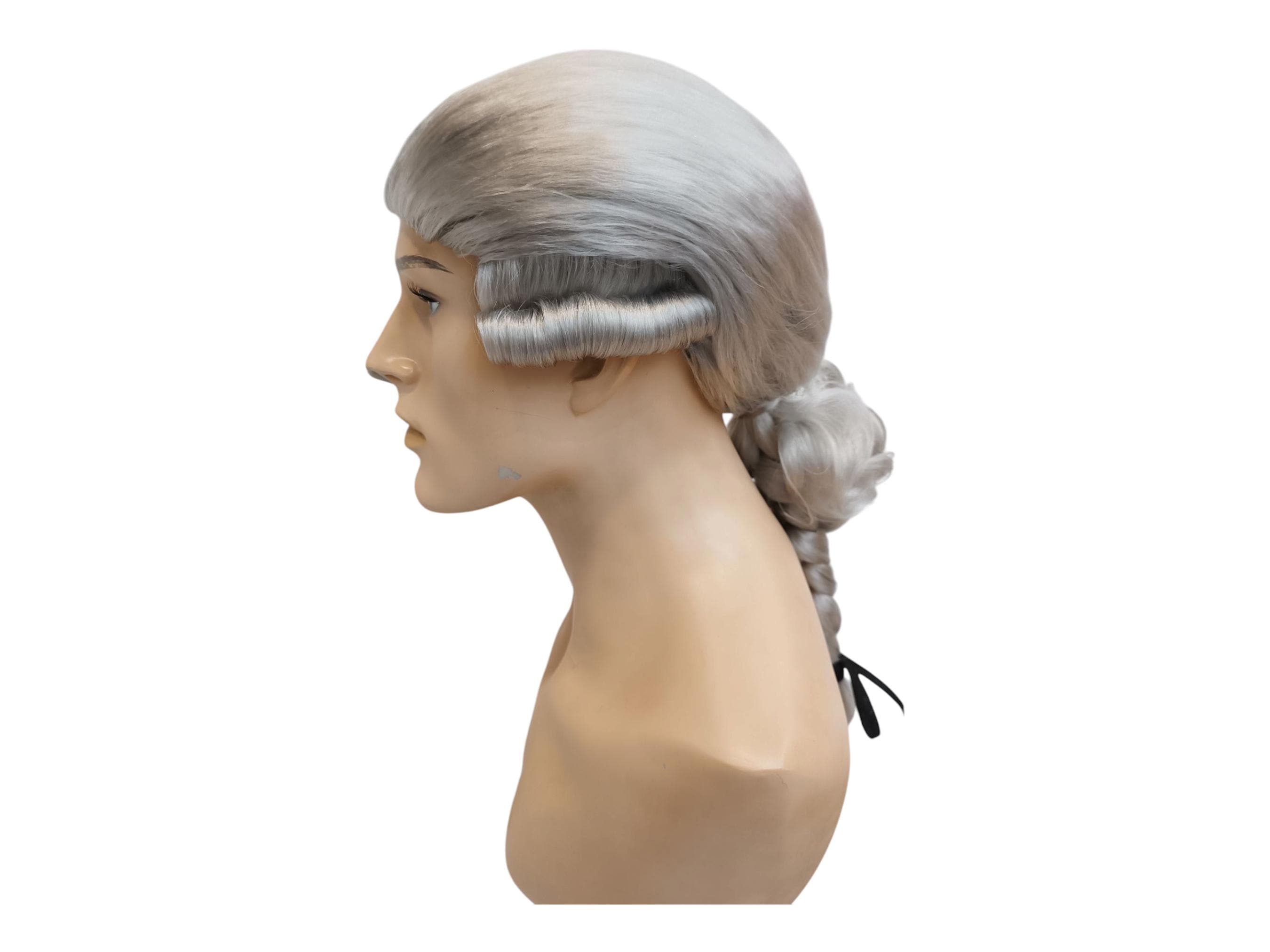 Marquis De Lafayette Silver Gray Wig 18th Century Colonial ...