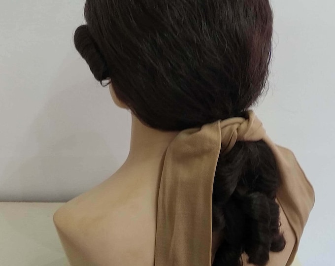 16 Inch Unisex Dark Brown Long Curly Colonial Wig. 1700s Style Ringlets ...